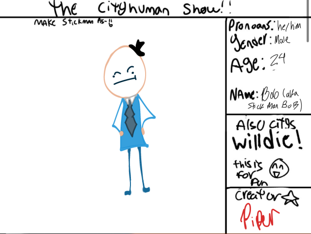 The city human show Oc - ibisPaint