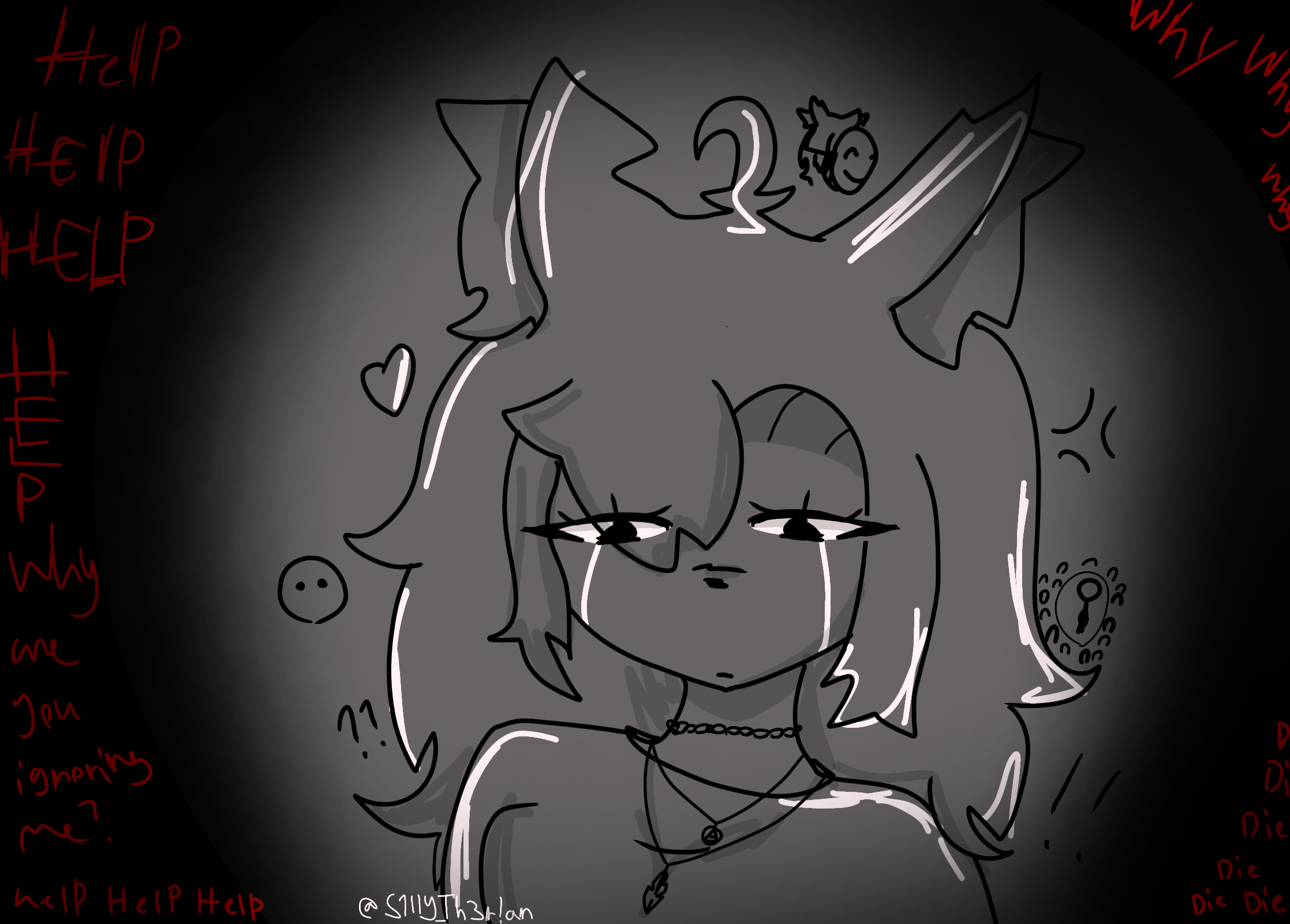 do I not exist - ibisPaint