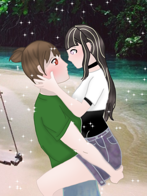 a random cute couple - ibisPaint