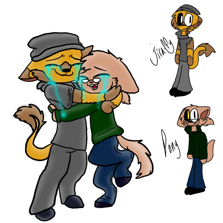 Giraffy and Pony fanart for Katherine - ibisPaint