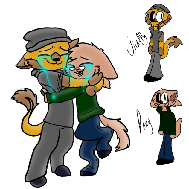 Giraffy and Pony fanart for Katherine - ibisPaint