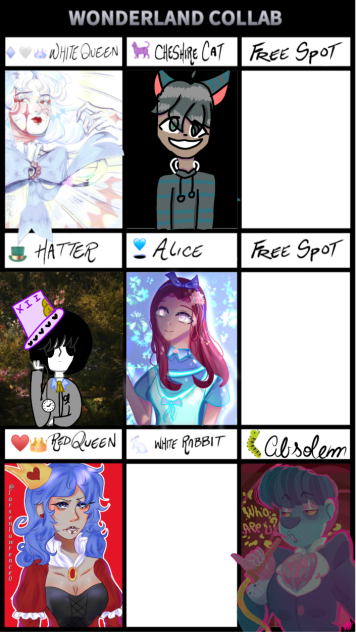 Wonderland colab jsjs - ibisPaint