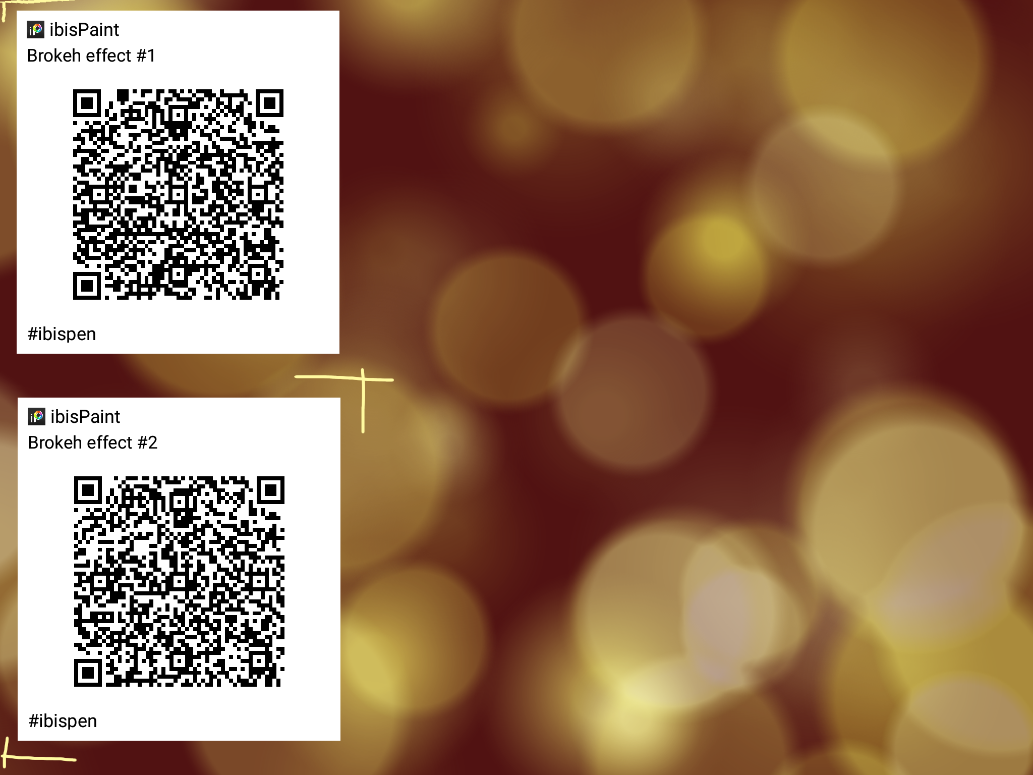 Brokeh Effects. - ibisPaint