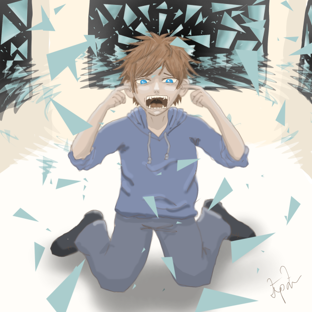 scream 泣く。color version - ibisPaint