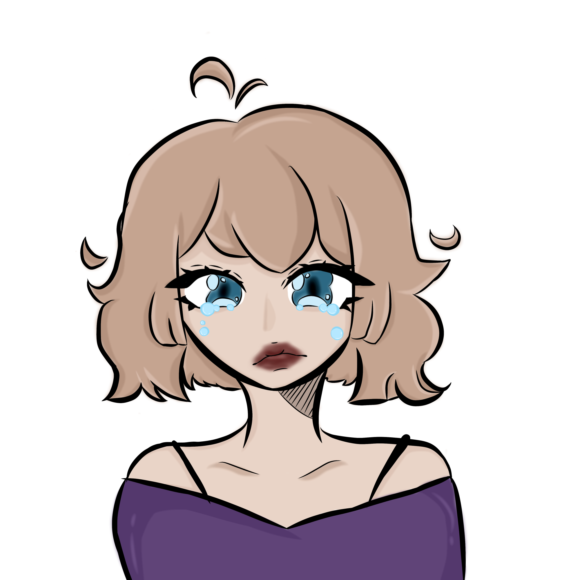 Crying girl - ibisPaint