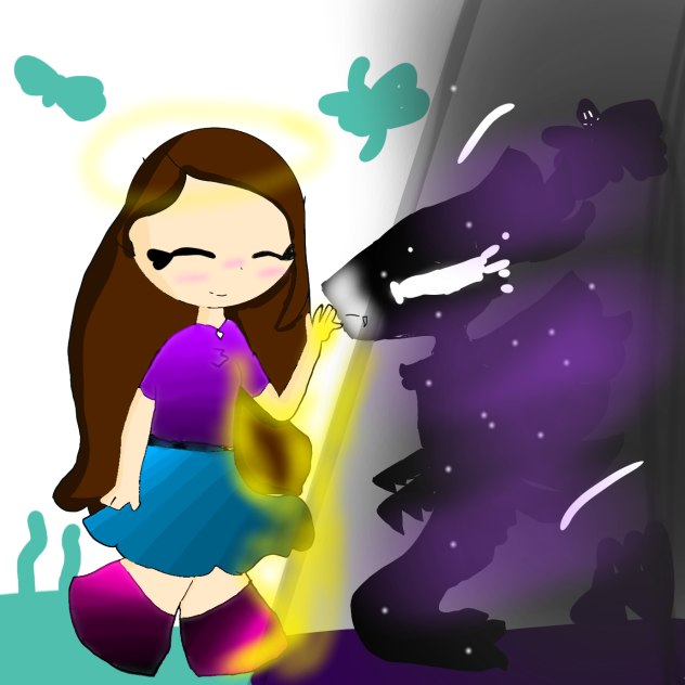 escuridao e luz - ibisPaint