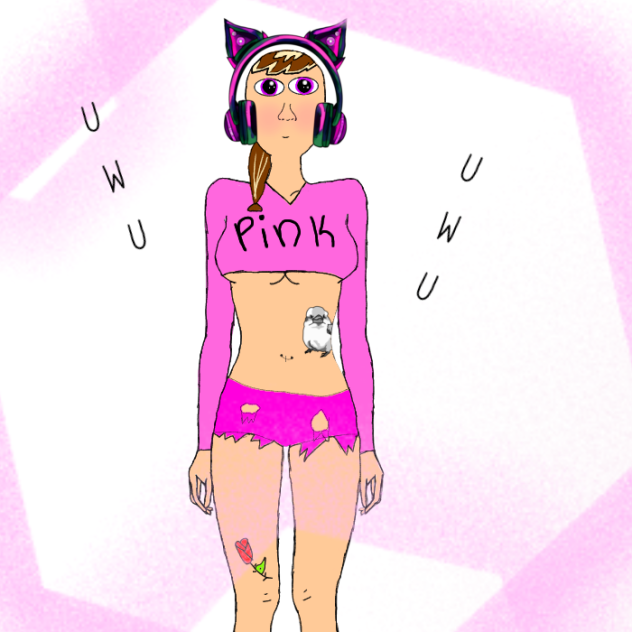 cute UWU girl - ibisPaint