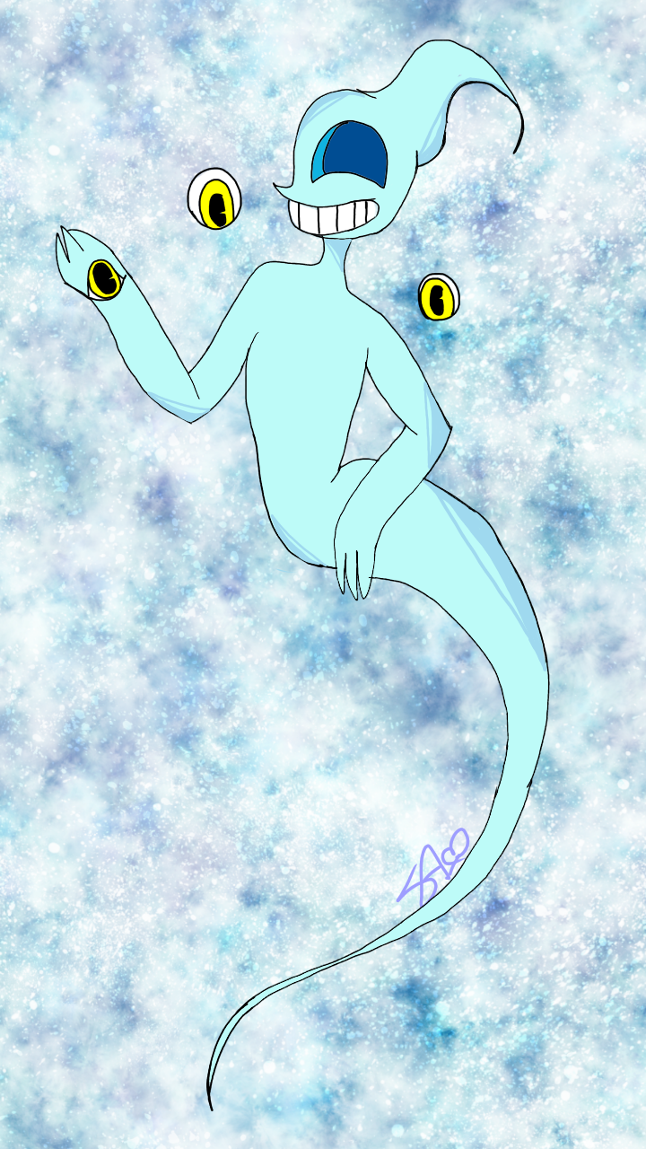 speed-paint ( cuphead blind spectre) - ibisPaint