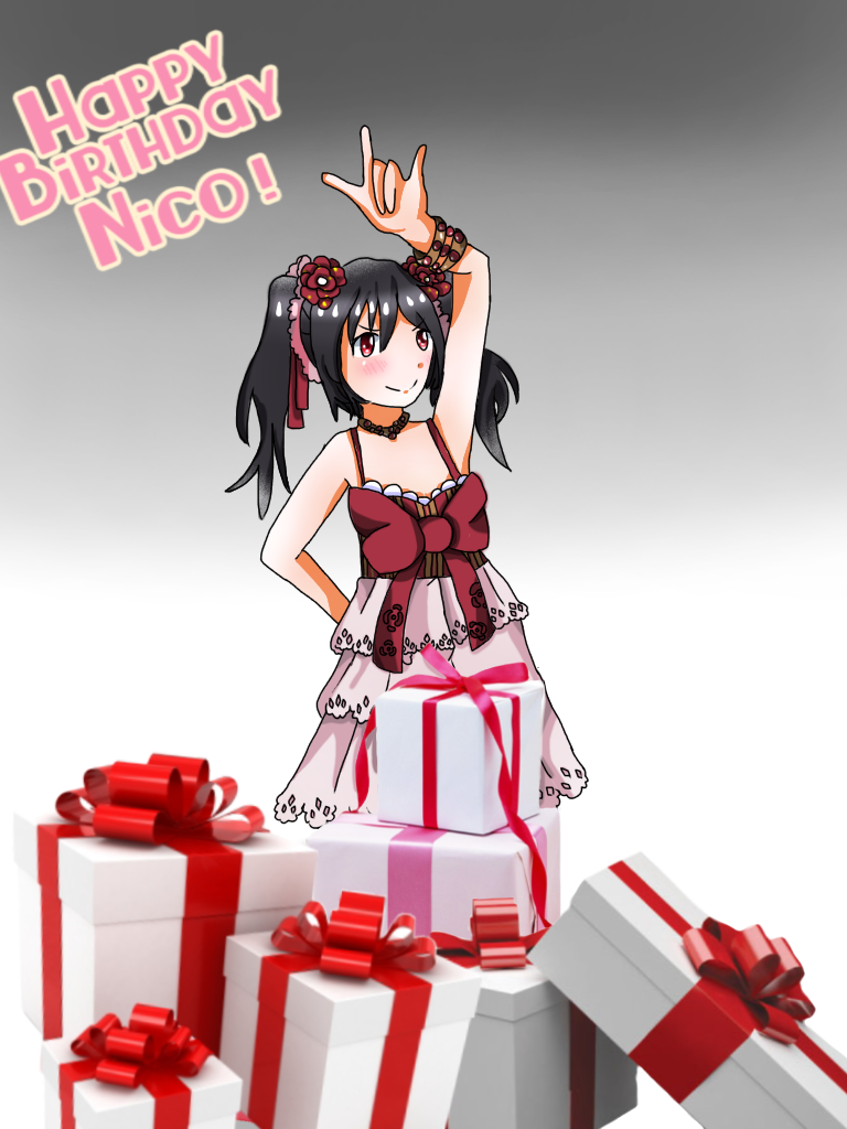 happy birthday nico - ibisPaint