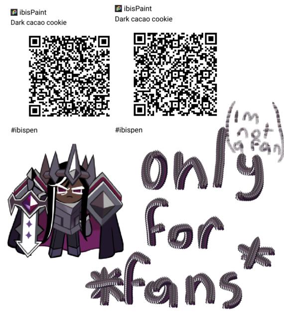 Dark cacao cookie - ibisPaint