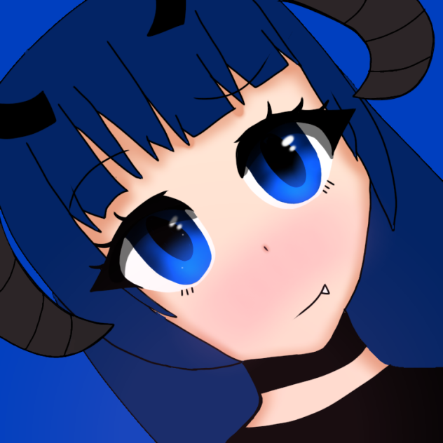 Dark Blue Dragon Sofia - ibisPaint