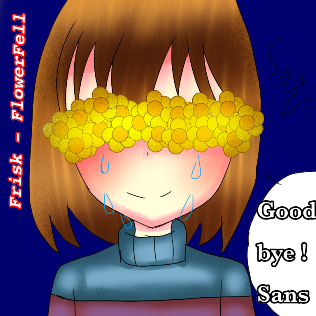 [ SpeedPaint ] Frisk - FlowerFell - ibisPaint