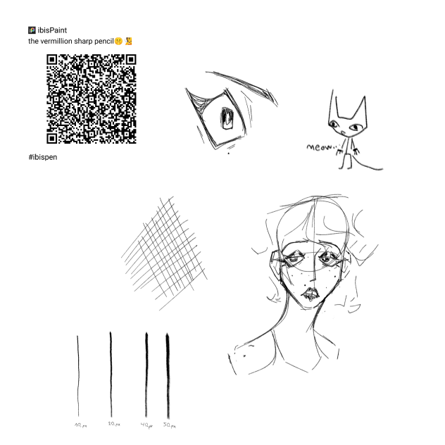 the vermillion sharp pencil 🤫🧏 - ibisPaint