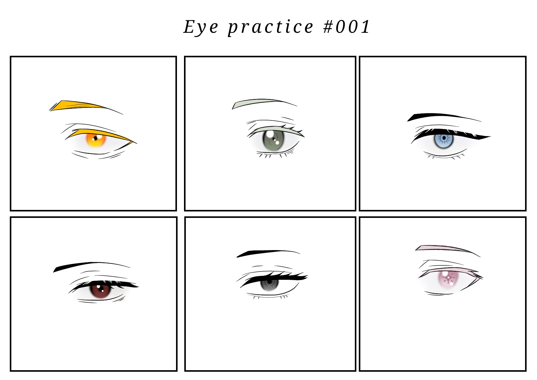 Eye Practice #001 - ibisPaint