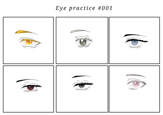 Eye Practice #001 - ibisPaint