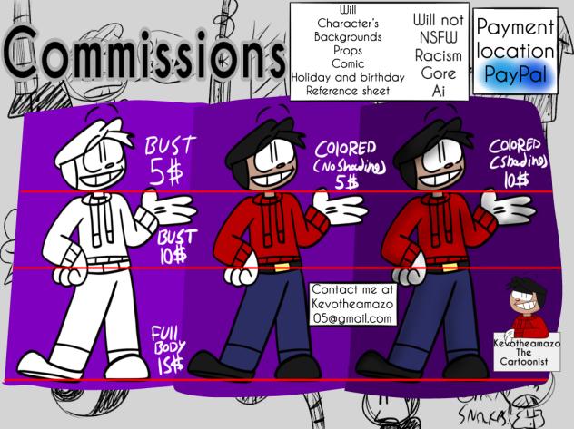 New commission sheet - ibisPaint