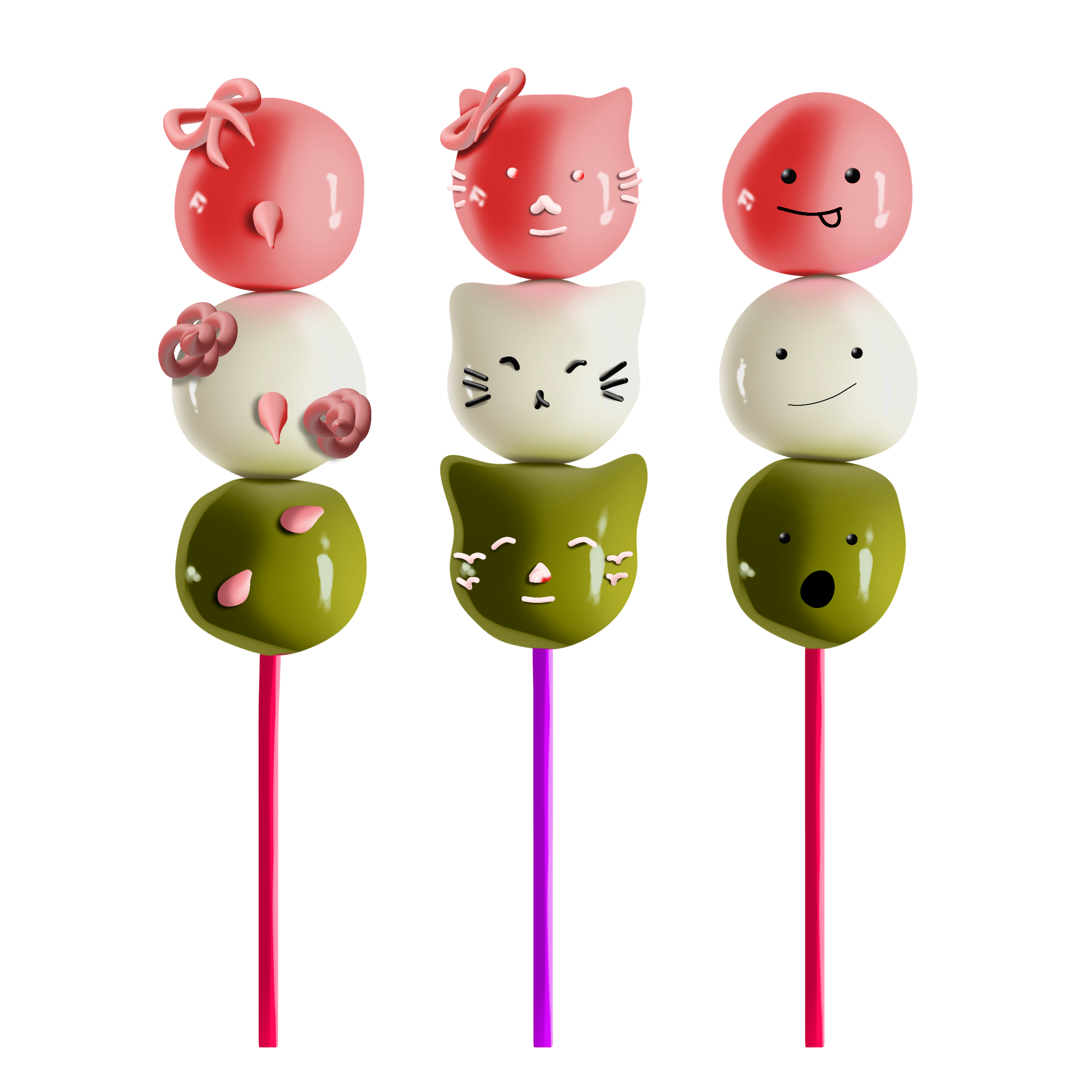 Festive Dangos - ibisPaint