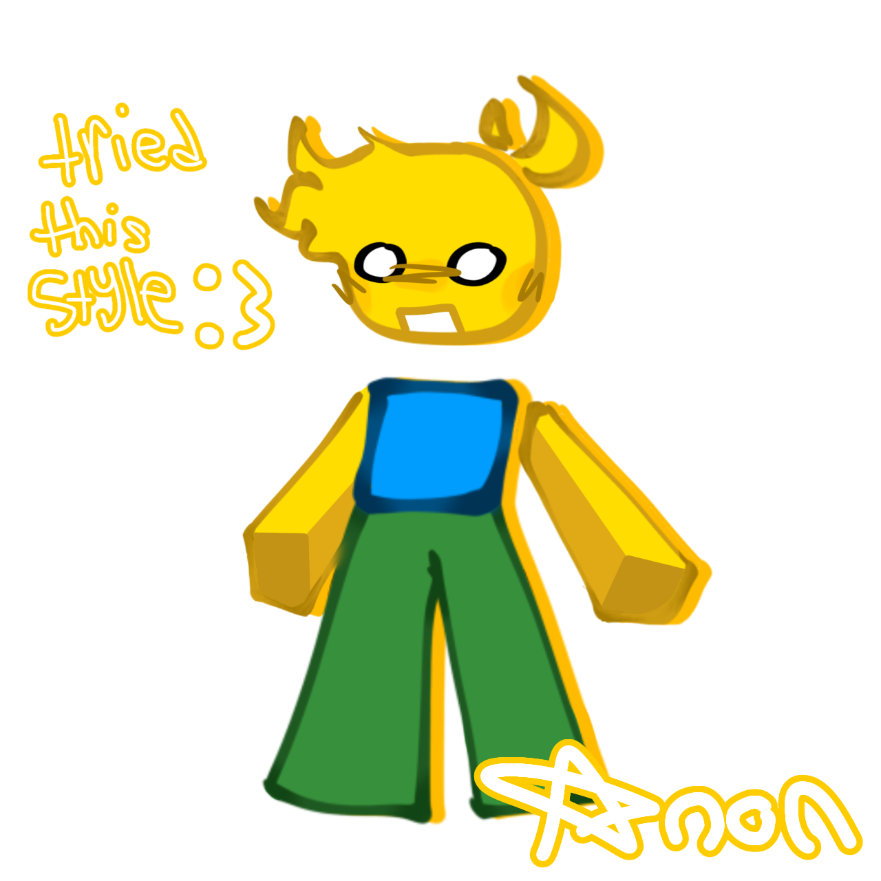 roblox art style ^^ - ibisPaint