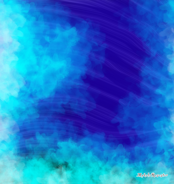 Blue Flames - ibisPaint