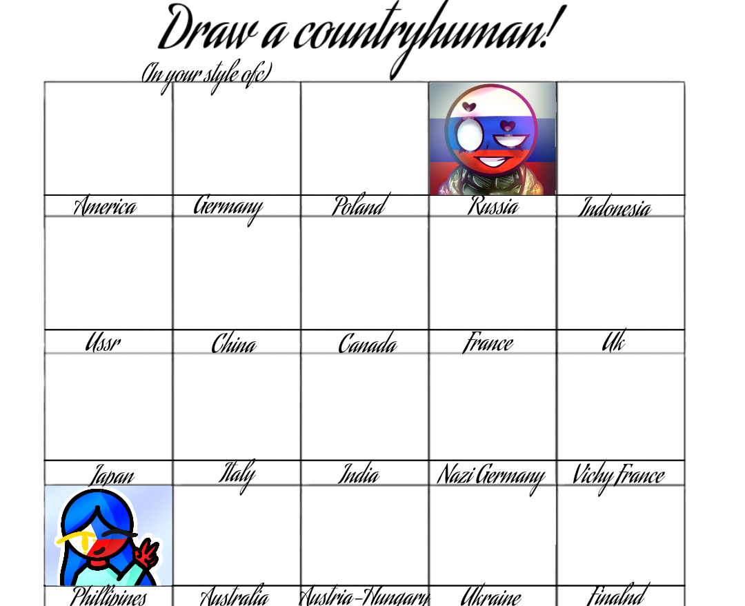 Draw a Countryhuman! - ibisPaint