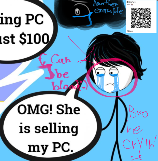 crying.... - ibisPaint