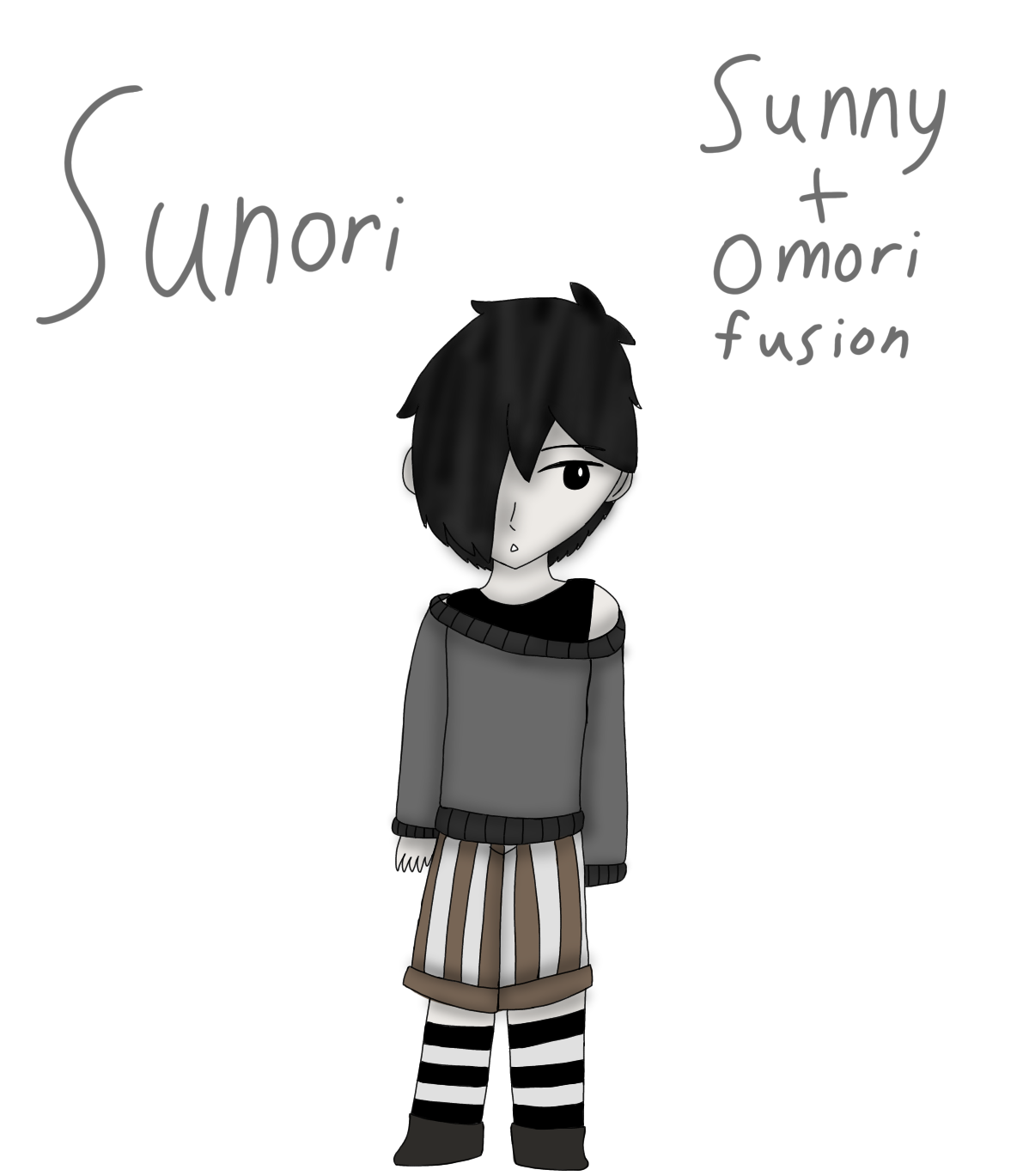Omori fan design, Sunori - ibisPaint