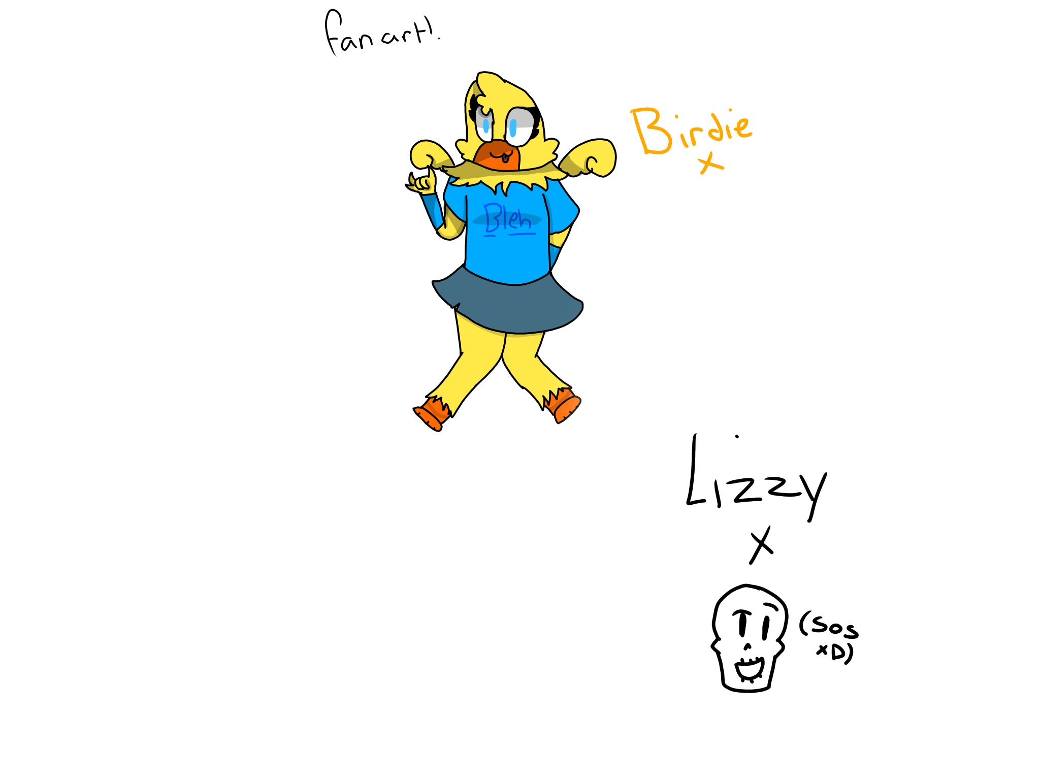 birdie fan art (ft. BIRDIE XD) - ibisPaint