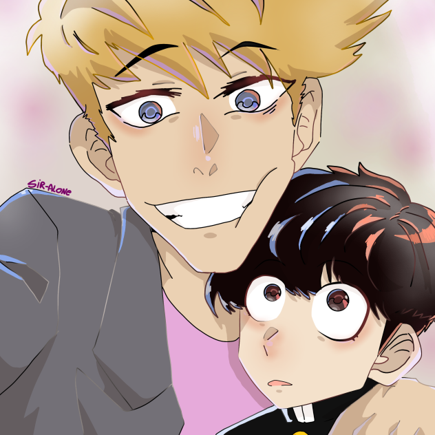 Mob and Reigen - ibisPaint