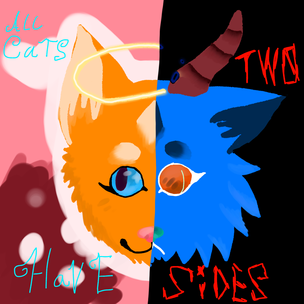 All cats have TWO SIDES - ibisPaint