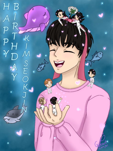 Happy Birthday Jin - ibisPaint