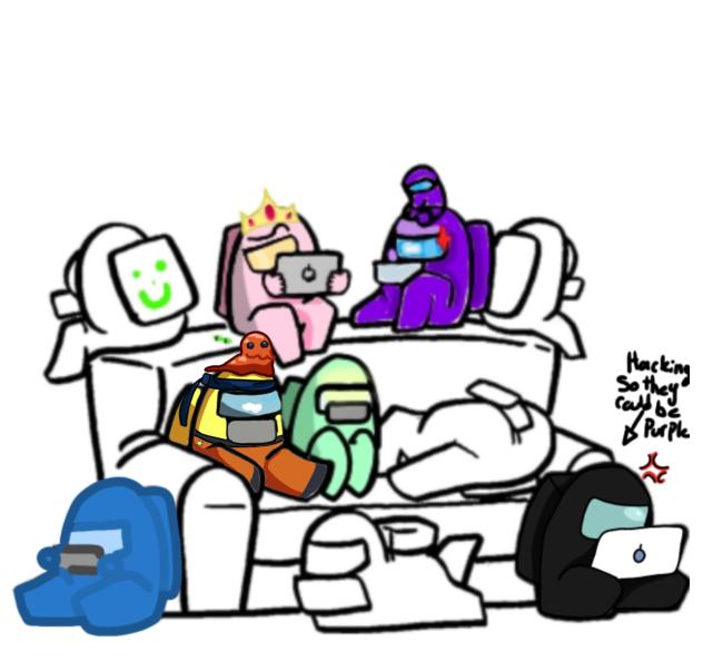 Among us collab - ibisPaint