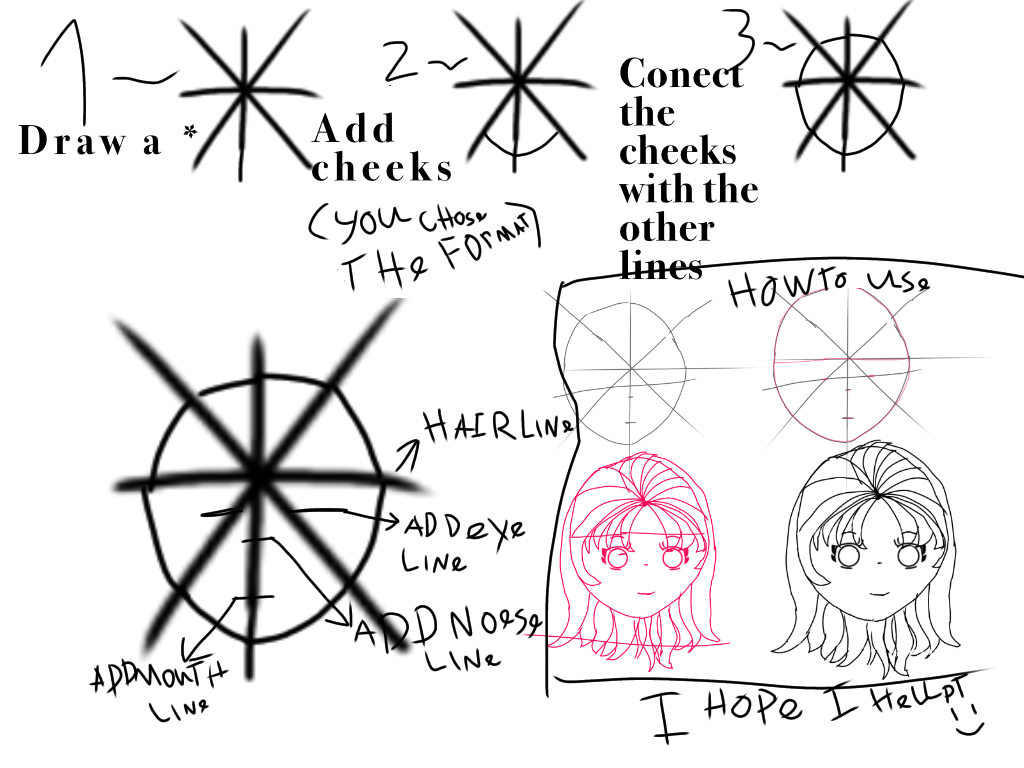 How to draw a Head spider web stiyl - ibisPaint