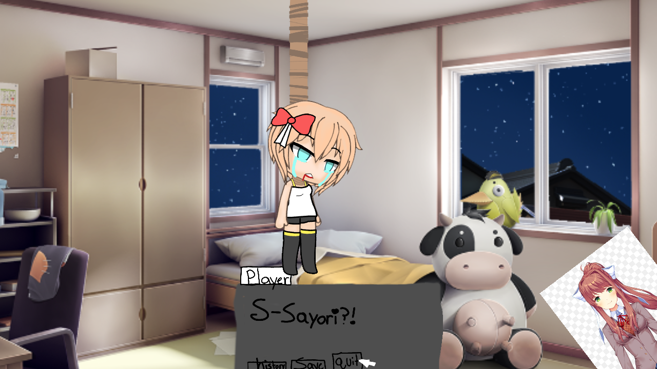 sayori death gacha verse version - ibisPaint