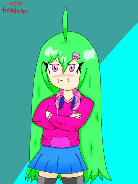 Tsundere girl - ibisPaint