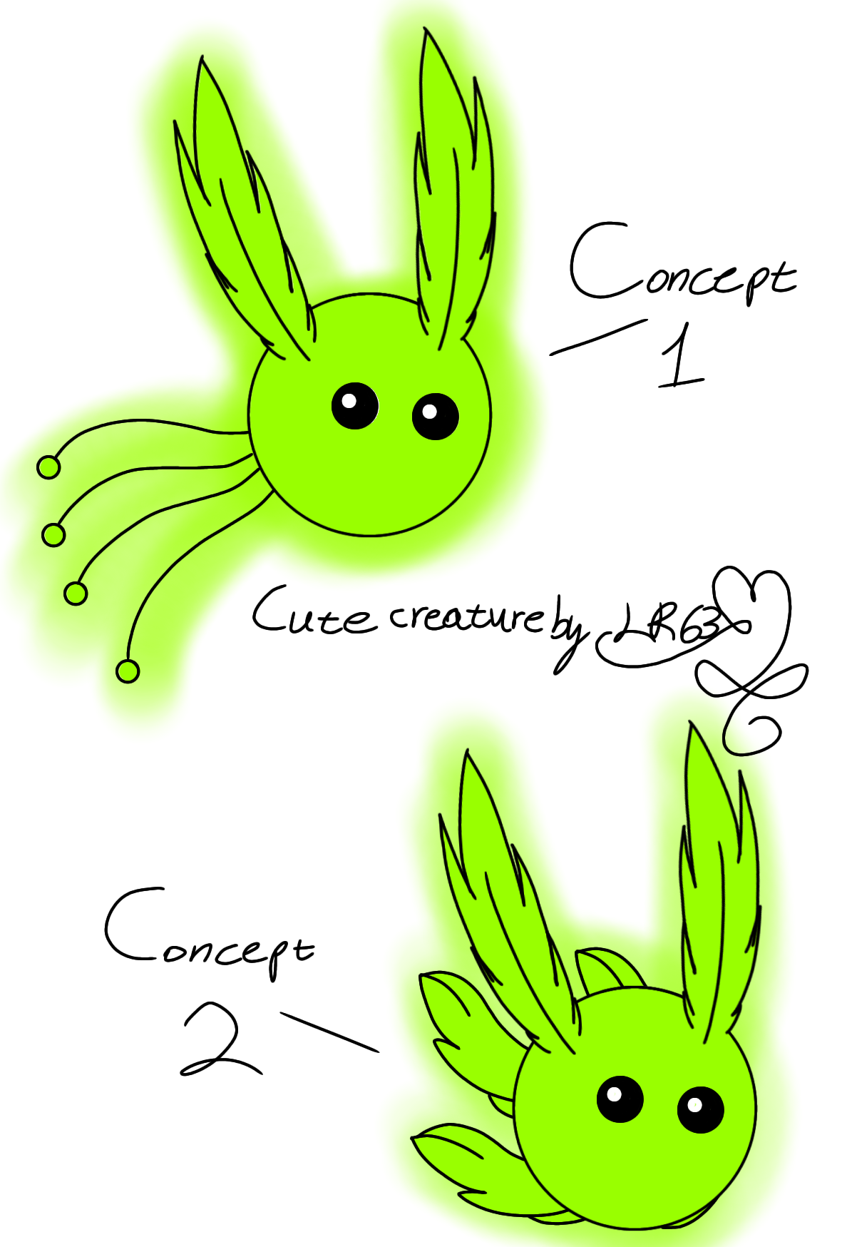 New creature concept art - ibisPaint