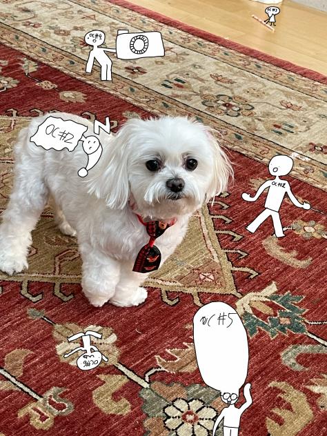 My grandma’s dog collab - ibisPaint