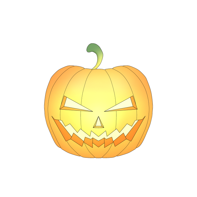 Jack O'lantern lamp - ibisPaint