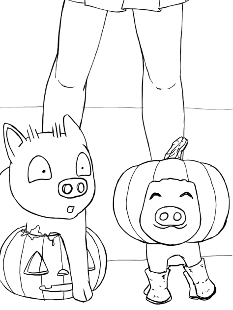 Pumpkin Pigs - ibisPaint