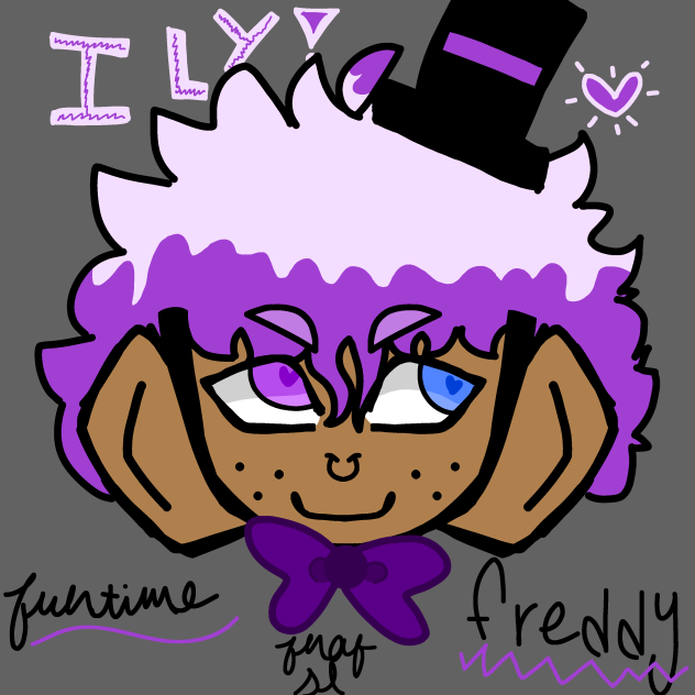 (Black) Funtime Freddy - ibisPaint