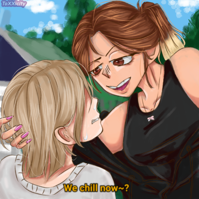 We chill 😎 - ibisPaint