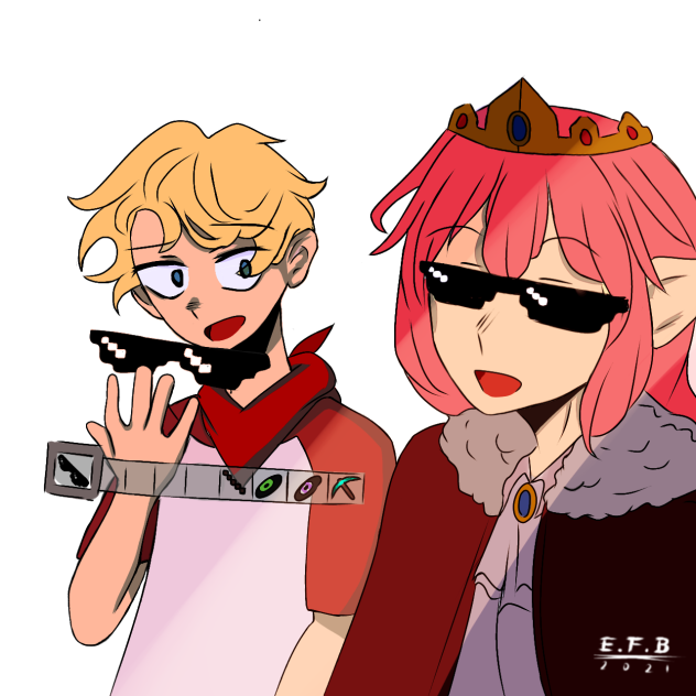 Techno and Tommyinnit - ibisPaint