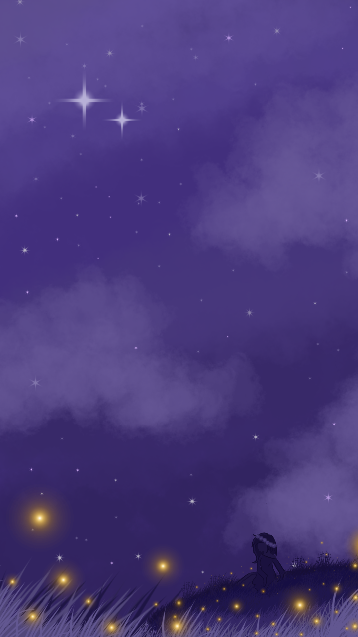Starry summer night - ibisPaint