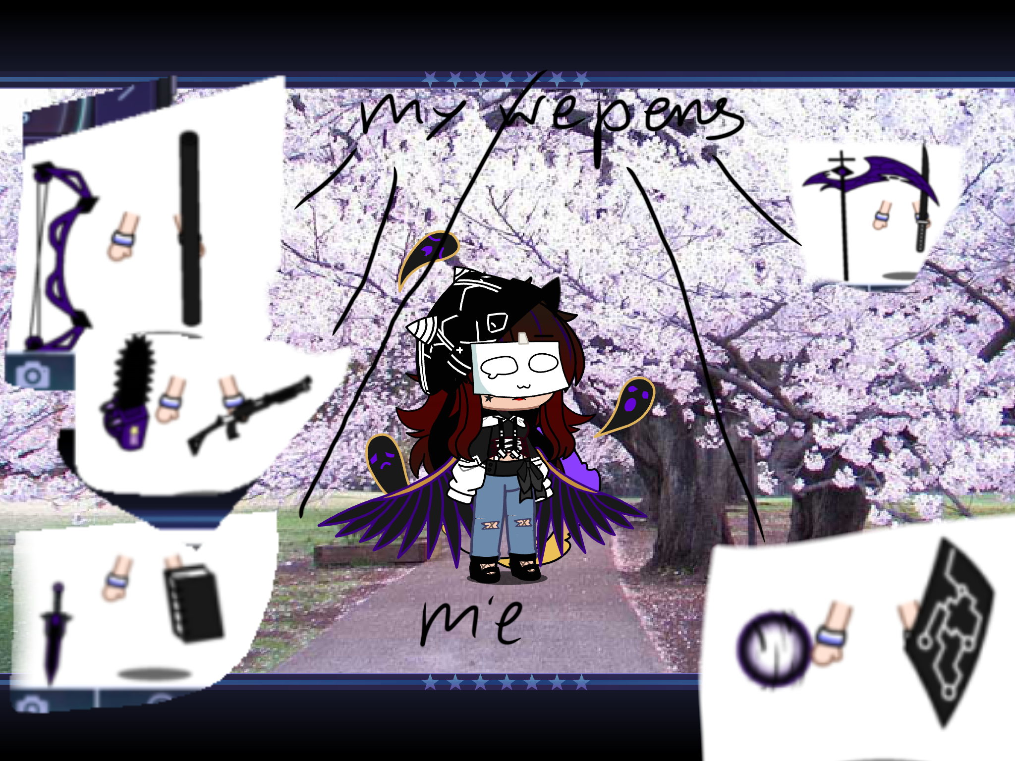 Me and my weapons - ibisPaint