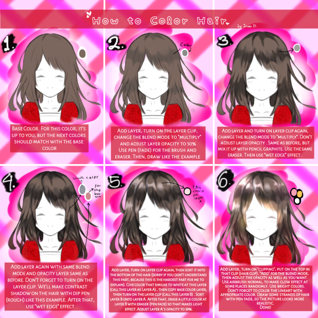 Hair Shading Tutorial (EN) - ibisPaint