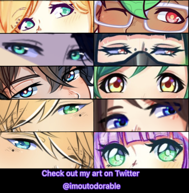 The different kinds of eyes I’ve drawn - ibisPaint