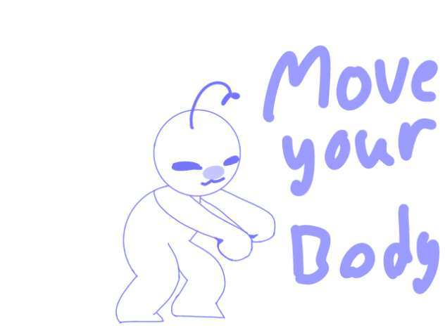 Move your body trend I think idk - ibisPaint