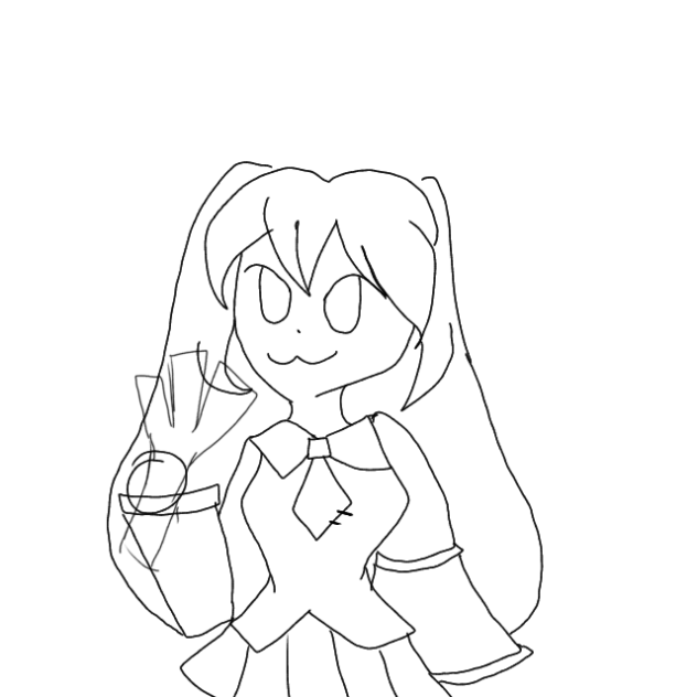 it's really scruffy and lazy - ibisPaint