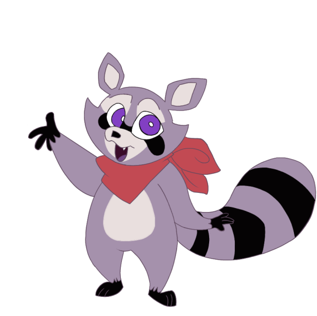 Rambley the Raccoon - ibisPaint