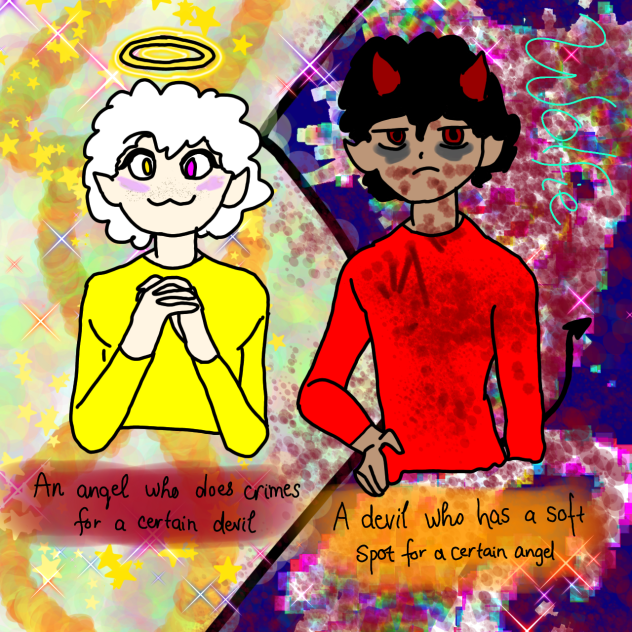 Angel x Demon - ibisPaint
