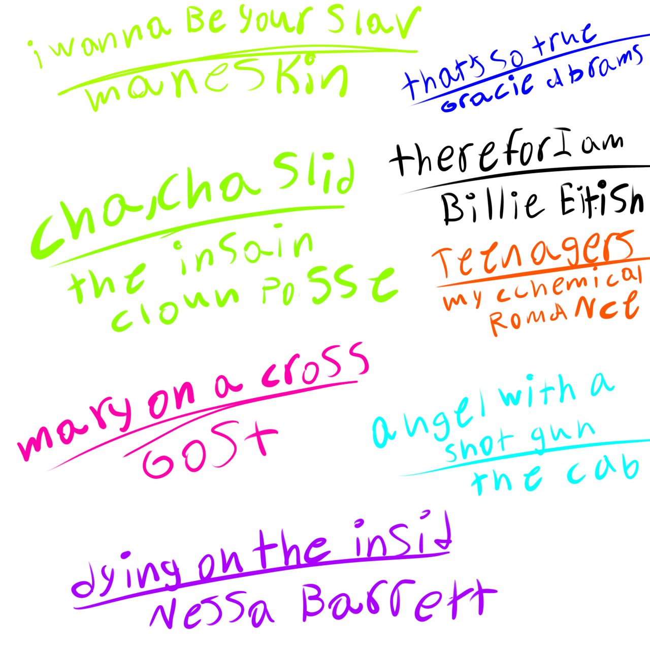 Some of my favorite songs - ibisPaint